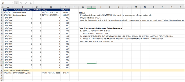 Stripe in Odoo Rec - Talus ERP